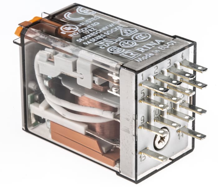 55.34.8.230.0054 Finder | Finder Plug In Relay, 230V ac Coil, 7A ...