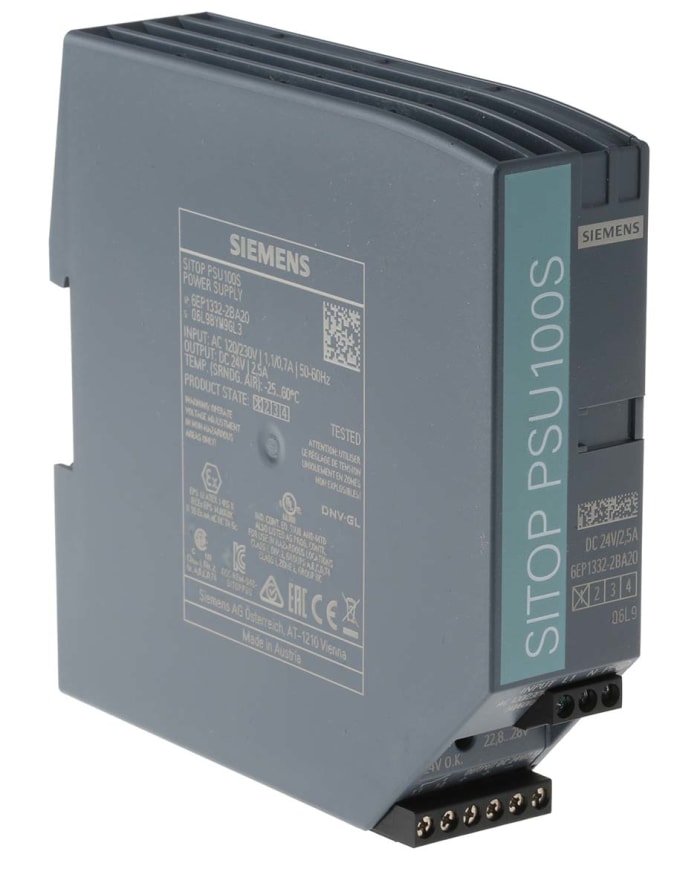 6EP1332-2BA20 Siemens | Siemens SITOP PSU100S Switched Mode DIN Rail ...