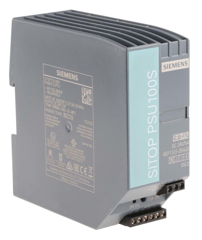 6EP1333-2BA20 Siemens | Siemens SITOP PSU100S Switched Mode DIN Rail ...