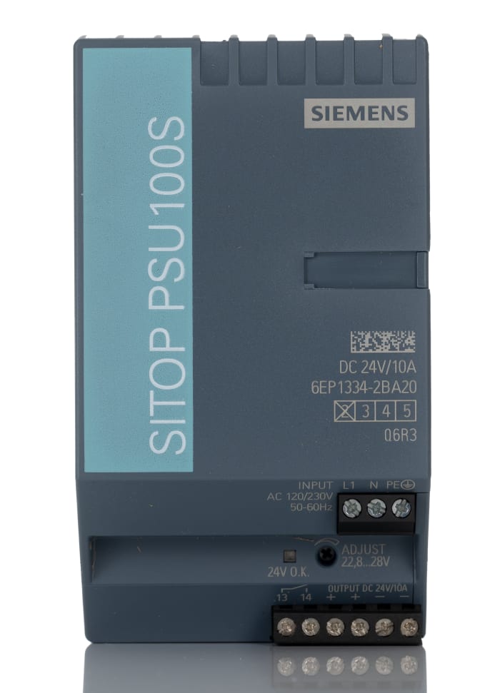6EP1334-2BA20 Siemens | Siemens SITOP PSU100S Switched Mode DIN Rail ...