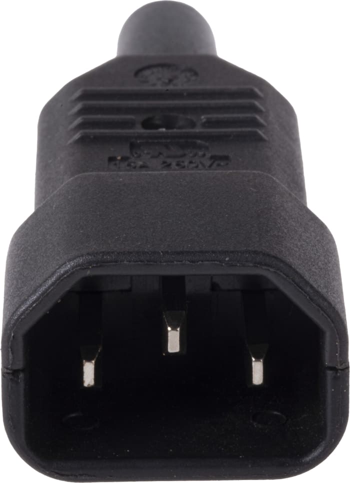RS PRO | RS PRO C14 Cable Mount IEC Connector Male, 10A, 250 V | 776 ...