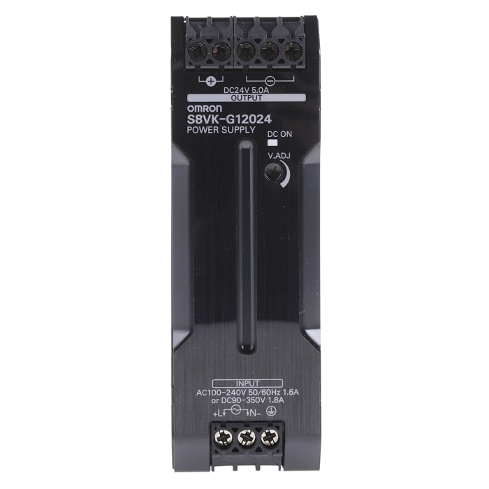 S8VK-G12024 Omron | Omron S8VK-G Switched Mode DIN Rail Power Supply ...