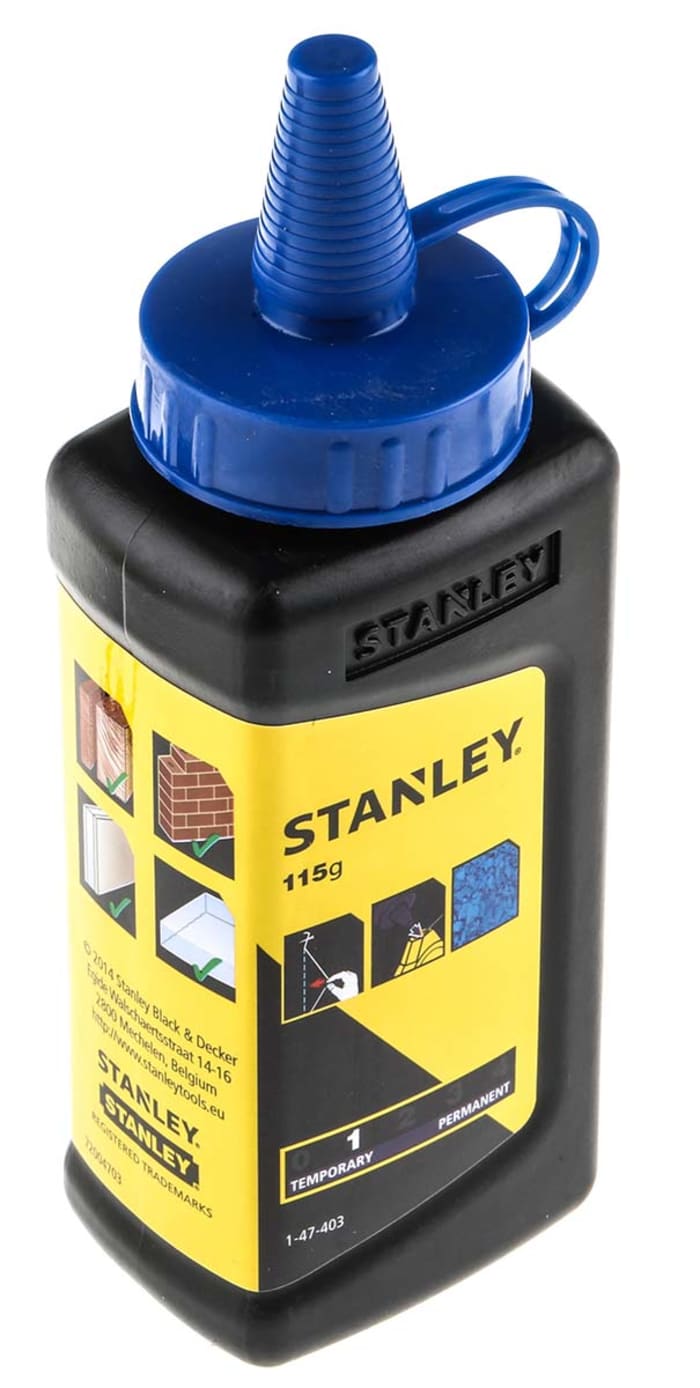 0-47-681 Stanley | Stanley 30m Polyester Chalk Line & with blue Chalk ...