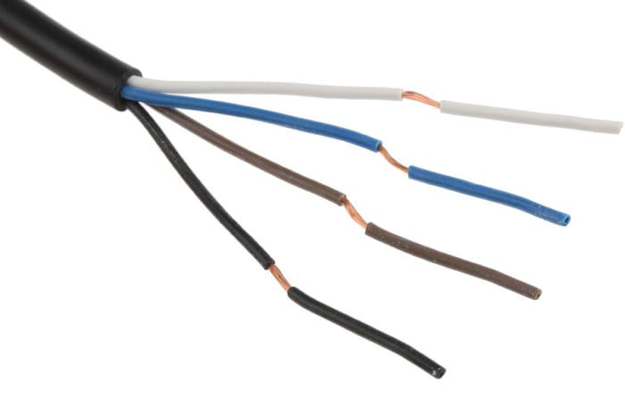 XS2F-M12PVC4S5M Omron | Omron Straight Female 4 way M12 to Unterminated ...