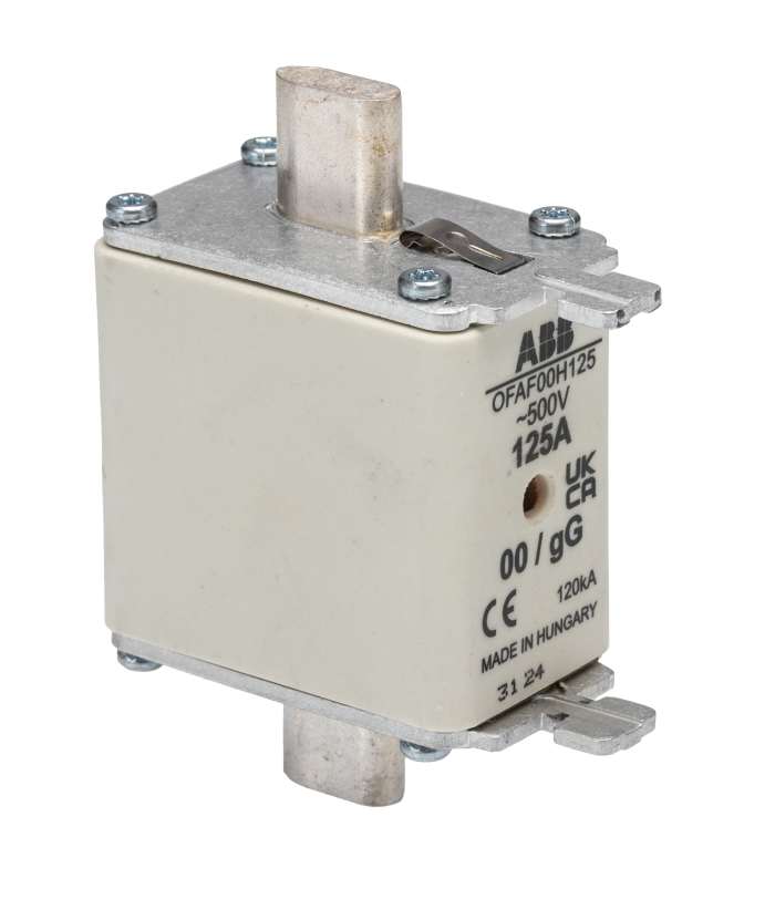 OFAF00H125 1SCA022627R1630 ABB | ABB 125A Centred Tag Fuse, NH00, 500V | 779-9987 | RS