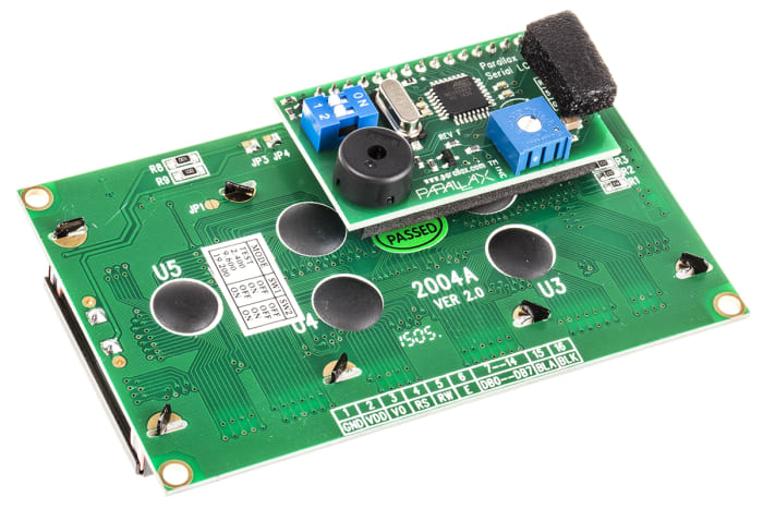 27979 Parallax Inc | Parallax Inc 27979 Alphanumeric LCD Display, Black ...