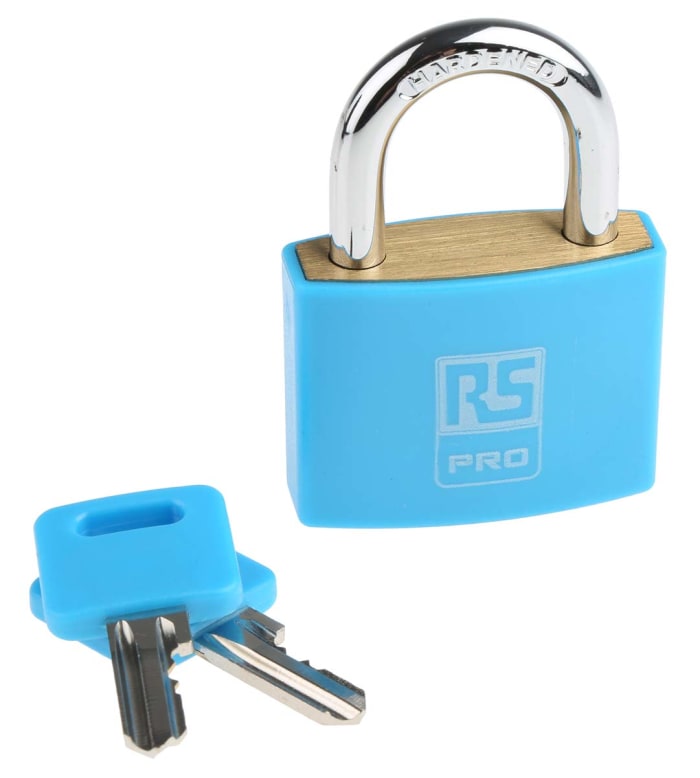 RS PRO | RS PRO Key Brass Padlock, 6mm Shackle, 43mm Body | 781-6001 | RS