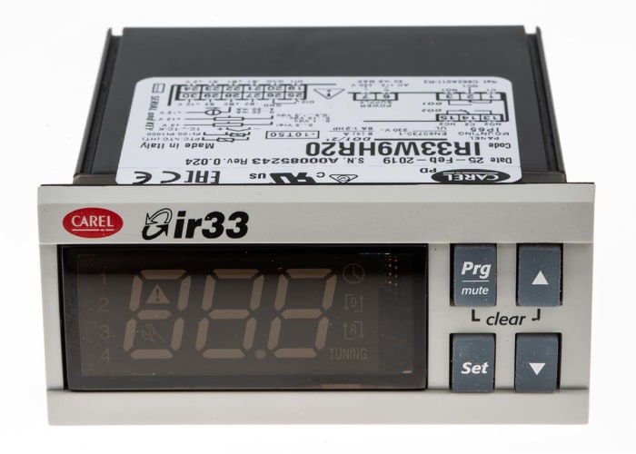 IR33W9HR20 Carel | Controlador de temperatura PID Carel serie IR33, 76. ...