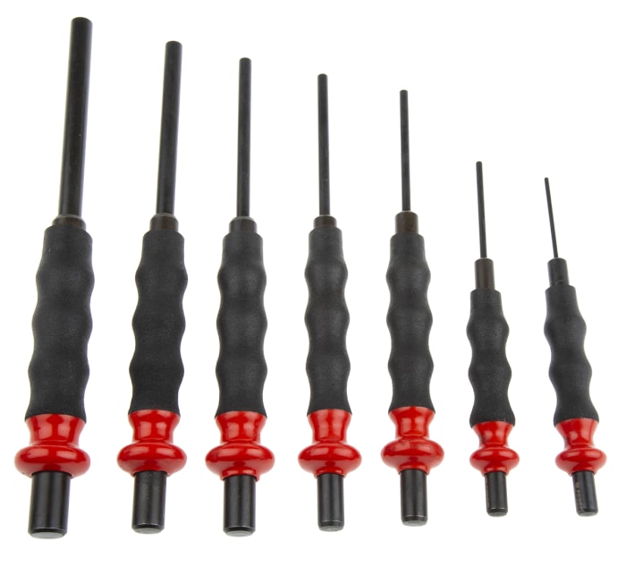 249.GJ7 Facom | Facom 7-Piece Punch Set, Anti-Vibration Punch, 2 → 10 ...