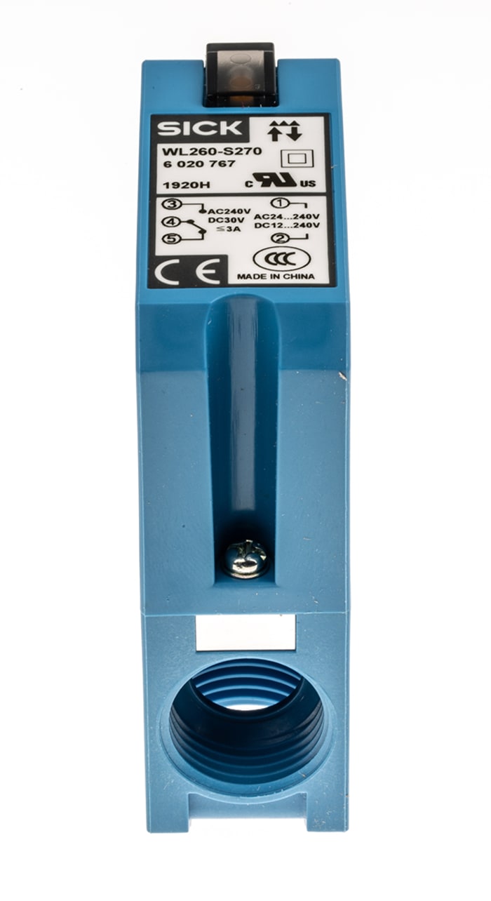 WL260-S270 Sick | Sick Retroreflective Photoelectric Sensor, Block ...