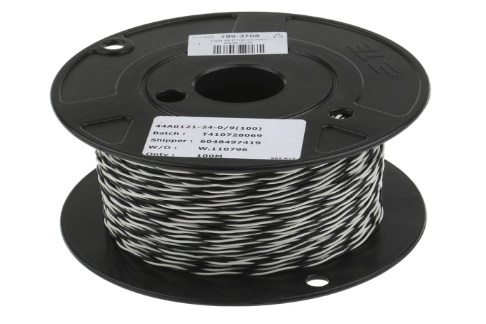 44A0121-24-0/9 TE Connectivity | TE Connectivity Black/White 0.24 mm² ...