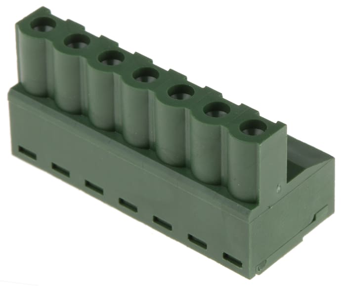 RS PRO | Regletas de terminales PCB Hembra Ángulo recto RS PRO de 7 ...