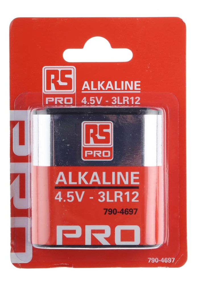 RS PRO | RS PRO Alkaline 4.5V, 3LR12 Battery | 790-4697 | RS
