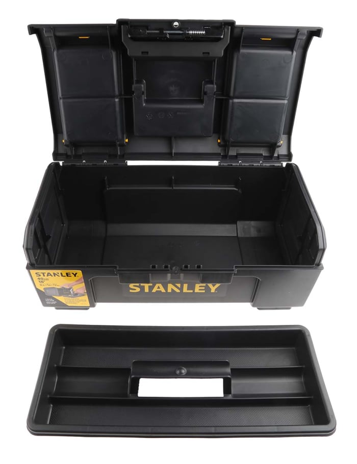 1-79-216 Stanley | Stanley One Touch 2 drawers Plastic Tool Box, 394 x ...