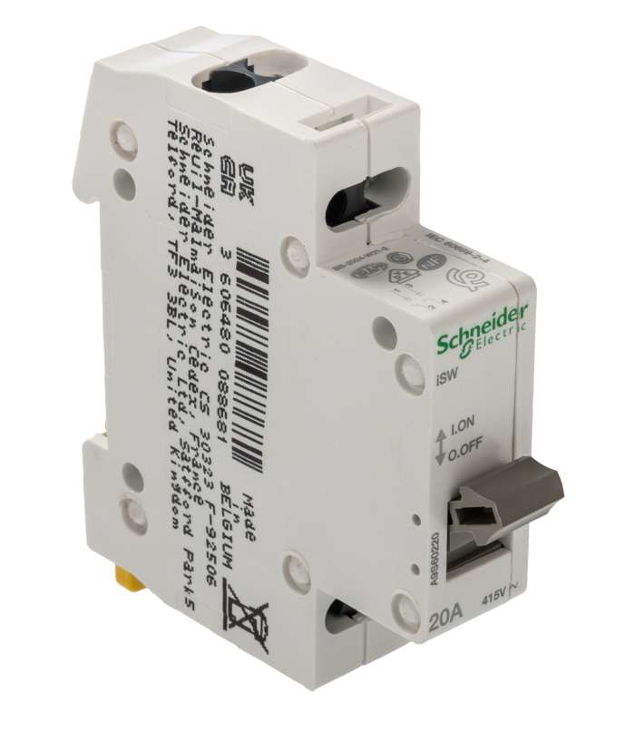A9S60220 Schneider Electric | Schneider Electric 2P Pole DIN Rail ...