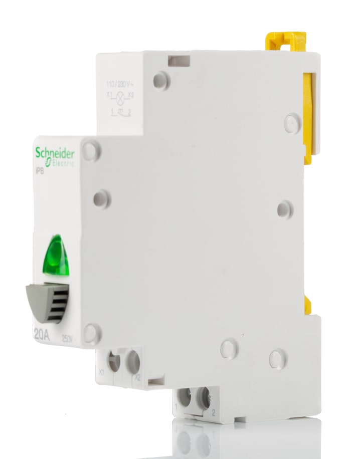 A9E18036 Schneider Electric | Pulsador, Pulsador, 250V ac, Acti 9, iPB ...