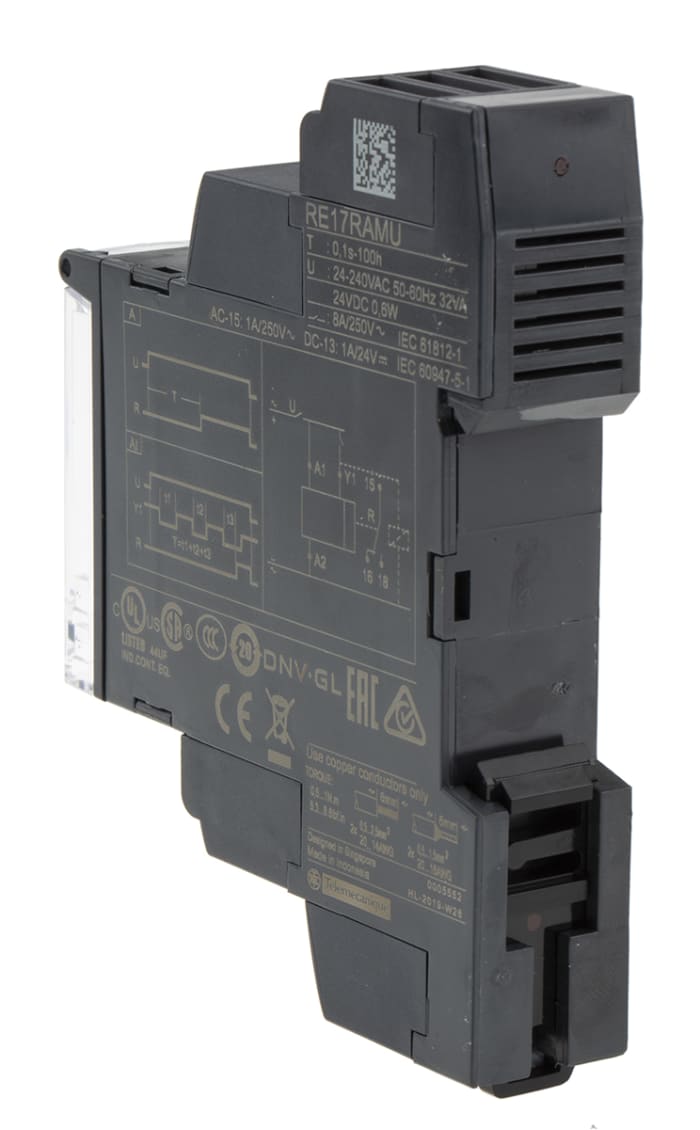 RE17RAMU Schneider Electric | Schneider Electric RE17R Series DIN Rail ...