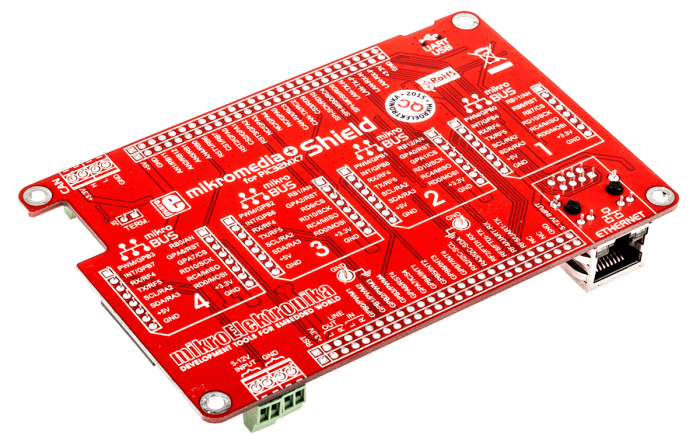 MIKROE-1437 MikroElektronika | Shield mikromedia Plus de MikroElektronika | 791-6494 | RS