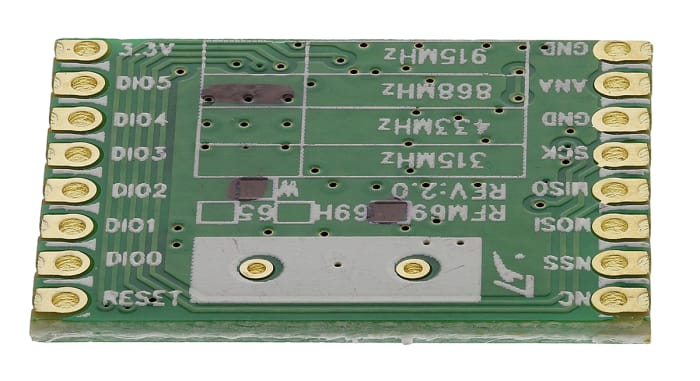 RFM69W-868-S2 HopeRF | HopeRF RFM69W-868-S2 Module 868MHz, 1.8 → 3.6V ...