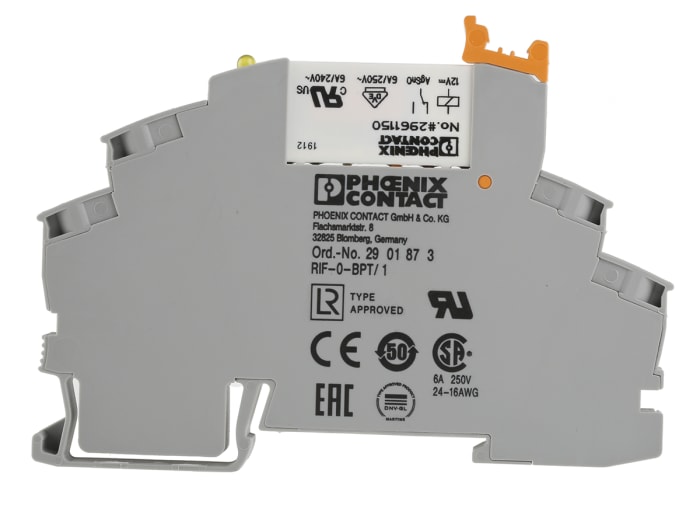 2903362 Phoenix Contact | Phoenix Contact RIF-0-RPT-12DC/ 1 Series ...