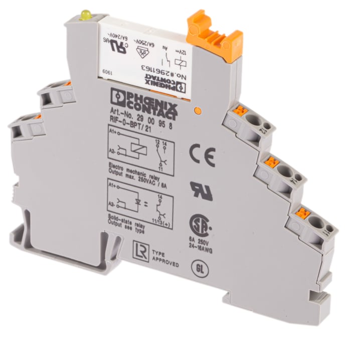 2903369 Phoenix Contact | Phoenix Contact RIF-0-RPT-12DC/21AU Series ...