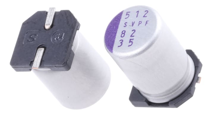 35SVPF82M Panasonic | Panasonic 82μF Surface Mount Polymer Capacitor ...
