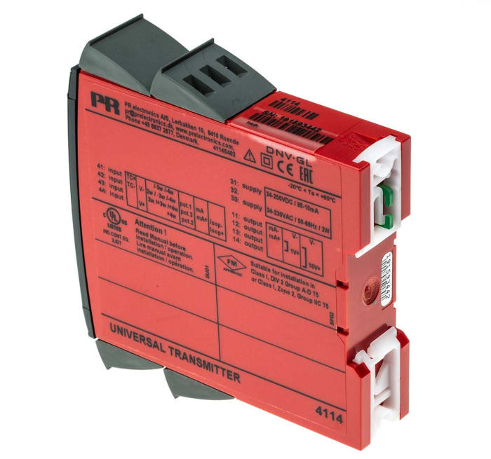 4114 PR Electronics | PR Electronics 4100 Series Universal Transmitter ...
