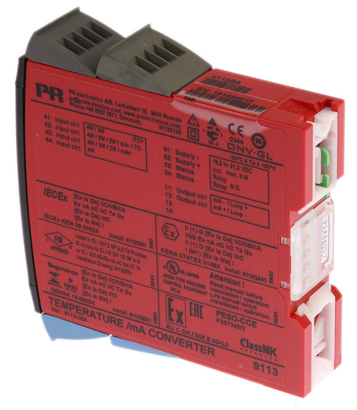 9113BA PR Electronics | PR Electronics 9100 Series Temperature ...