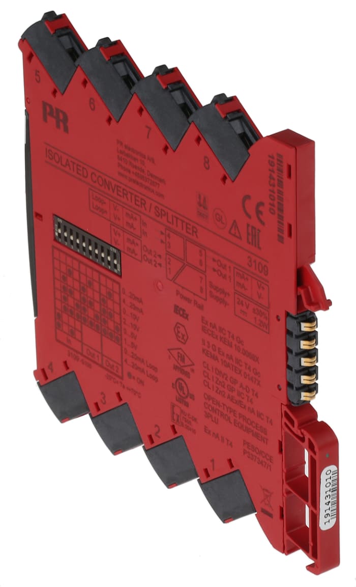 3109 PR Electronics | PR Electronics 3100 Series Isolating Signal Converter, Current, Voltage ...