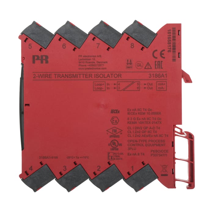 3186A1 PR Electronics | PR Electronics 3100 Series Current Isolator ...