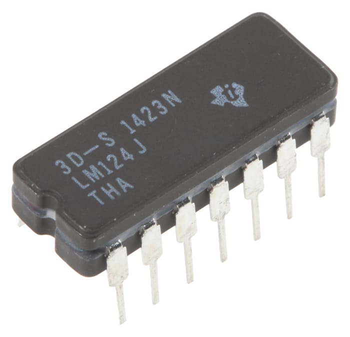 LM124J Texas Instruments | LM124J Texas Instruments, Op Amp, 1MHz, 3 → ...