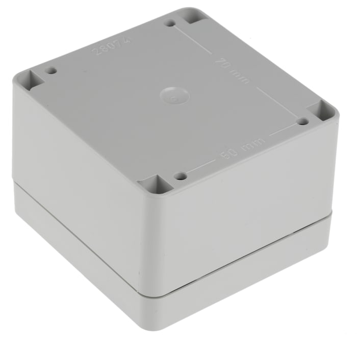 AB 080806 ENCLOSURE Fibox | Fibox Grey ABS Enclosure, IP66, IP67, IK07 ...