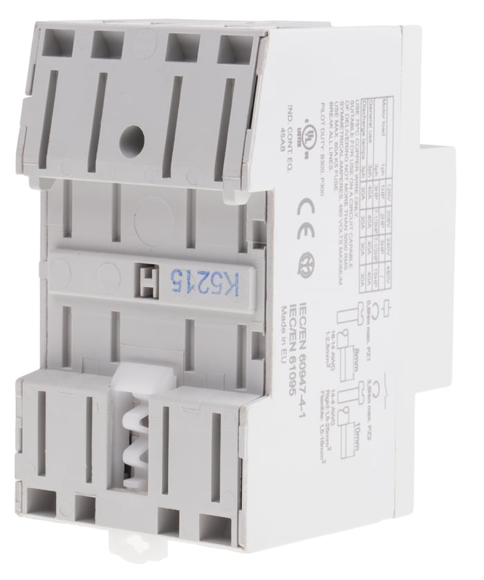 22.44.0.230.4310 Finder | Contactor Finder 22 de 4 polos, 4NO, 40 A ...