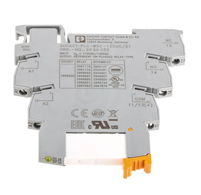 2966197 Phoenix Contact | Relé modular Phoenix Contact PLC-RSC-120UC/21 ...