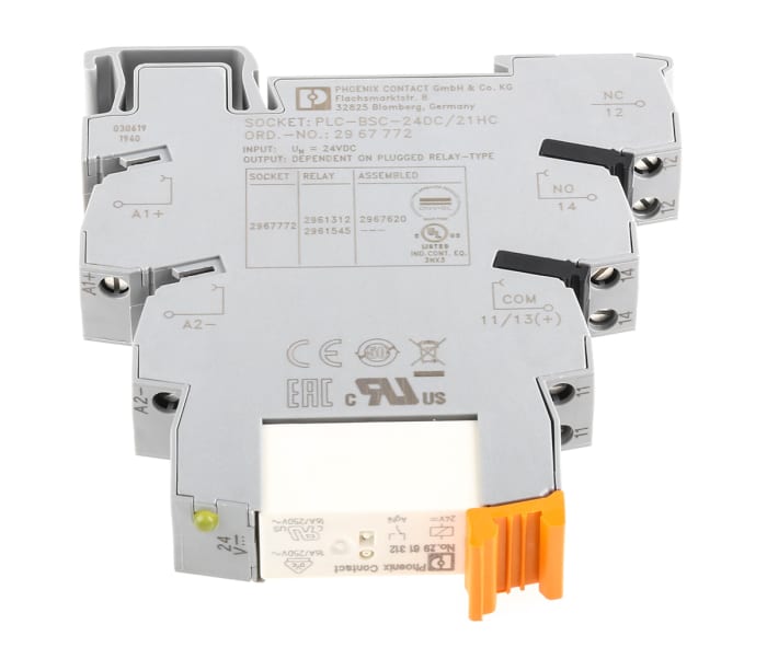 2967620 Phoenix Contact | Phoenix Contact PLC-RSC- 24DC/21HC Series ...