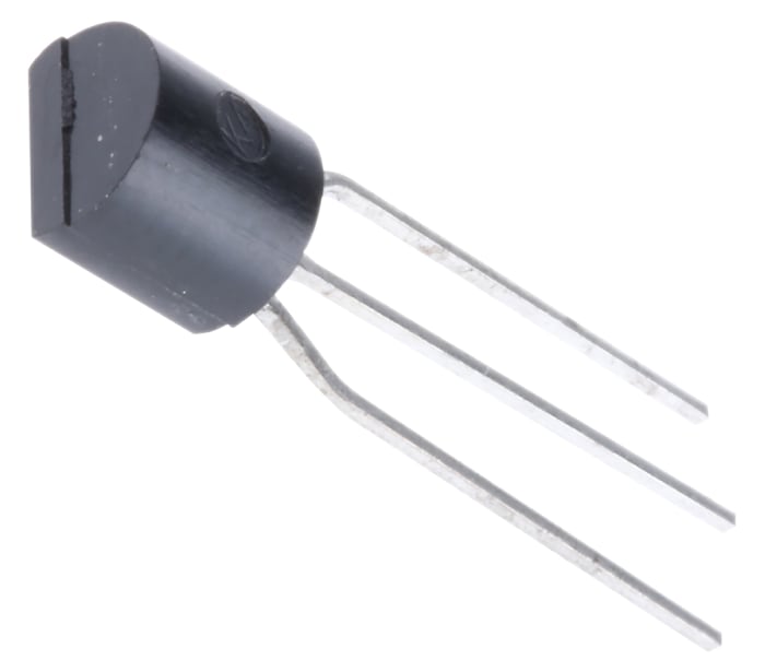 BC557ATA onsemi | onsemi BC557ATA PNP Transistor, -100 mA, -45 V, 3-Pin ...
