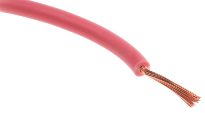 RS PRO | RS PRO Pink 0.75mm² Hook Up Wire, 20AWG, 24/0.2 mm, 100m, PVC ...