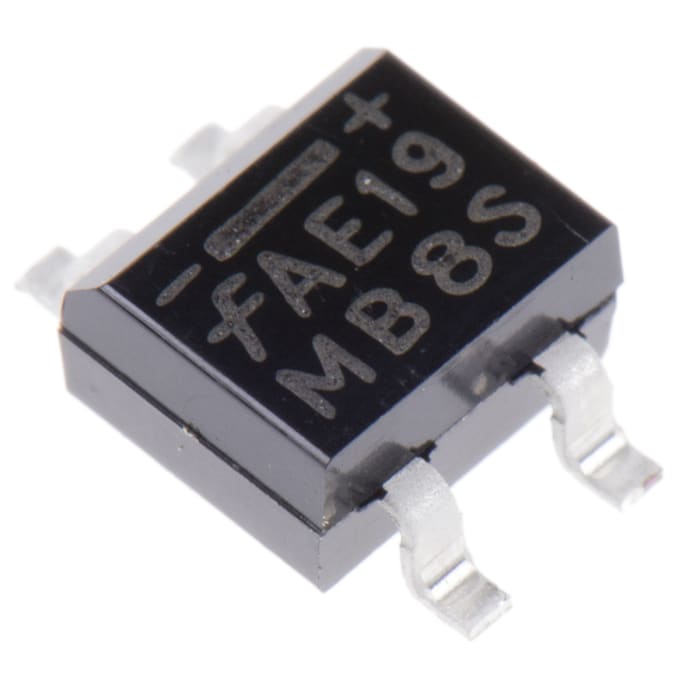 MB6S onsemi | onsemi Bridge Rectifier, 500mA, 600V, 4-Pin | 761-3379 ...
