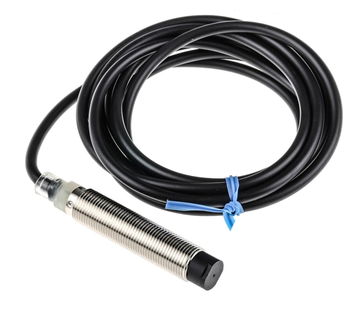E2B-M12LN08-WP-B1 2M Omron | Omron Inductive Threaded Barrel Proximity Sensor, M12, 8 mm ...