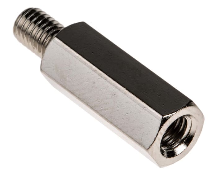 RS PRO | RS PRO Standoff, M5 x M5 Thread, 20mm Body, Brass, Male/Female ...