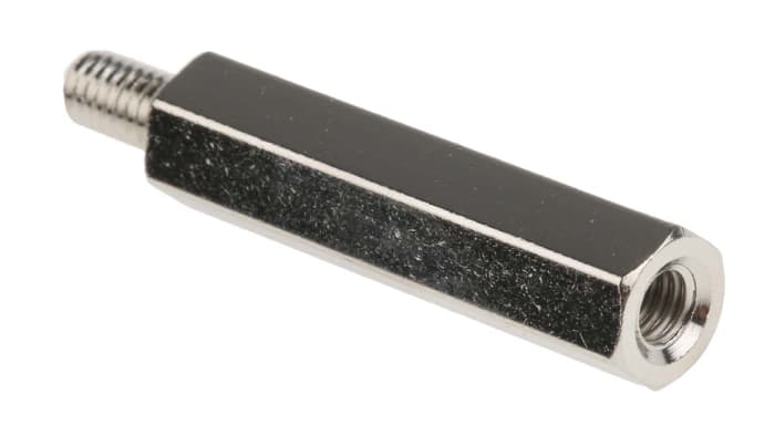 RS PRO | RS PRO Standoff, M4 x M4 Thread, 30mm Body, Brass, Male/Female ...