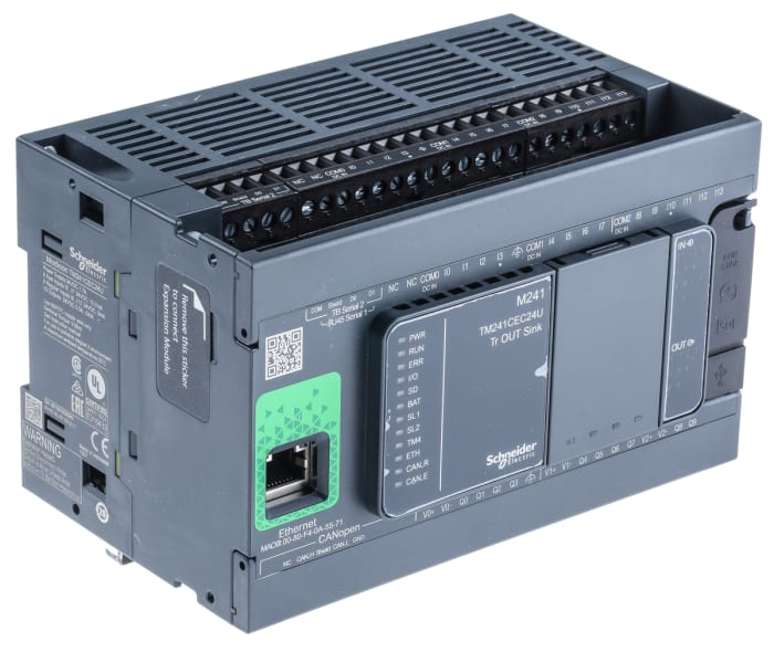 TM241CEC24U Schneider Electric | Schneider Electric, Modicon M241, PLC ...