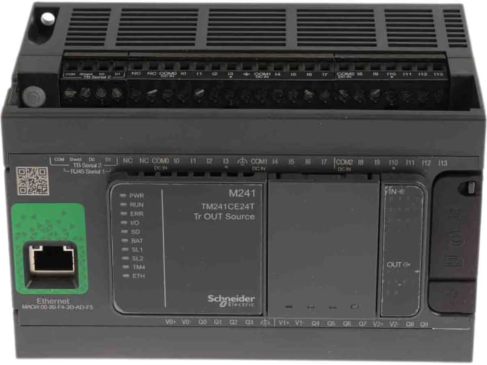 TM241CE24T Schneider Electric | Schneider Electric Modicon M241 Series ...