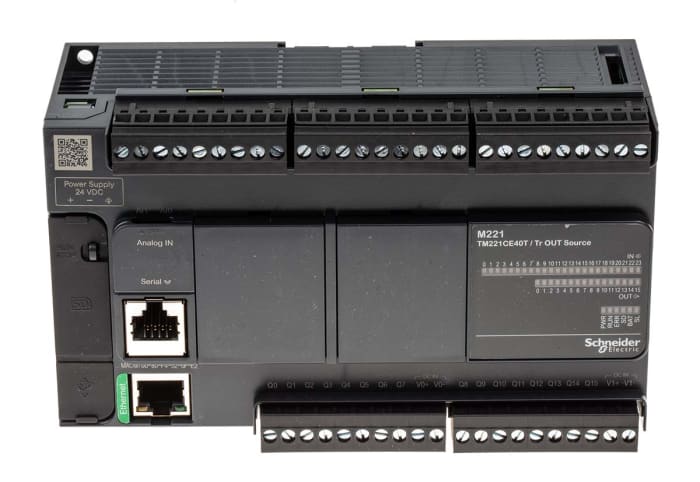 TM221CE40T Schneider Electric | Schneider Electric Modicon M221 PLC CPU ...