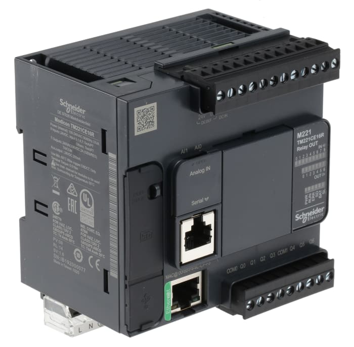 TM221CE16R Schneider Electric | Schneider Electric Modicon M221 Series ...