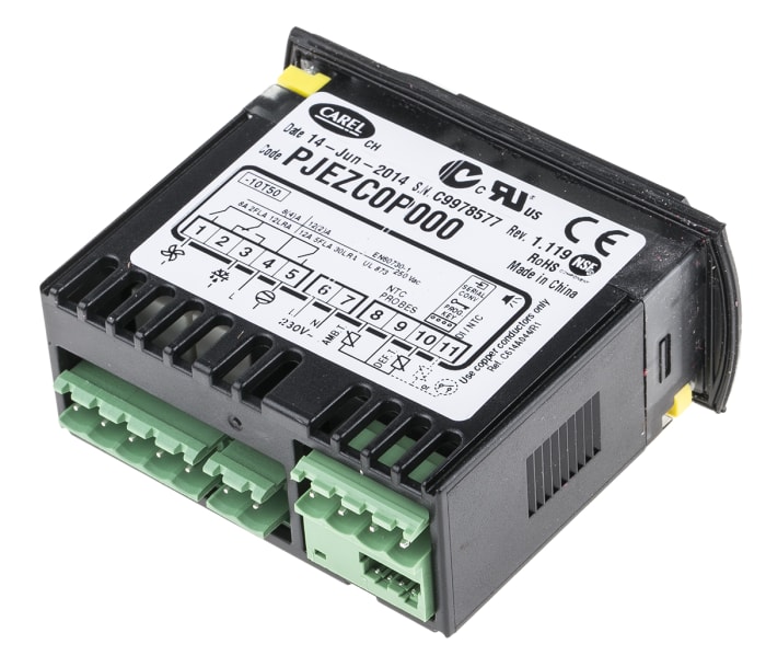 PJEZC0P000 Carel | Carel PJ Easy On/Off Temperature Controller, 81 x ...