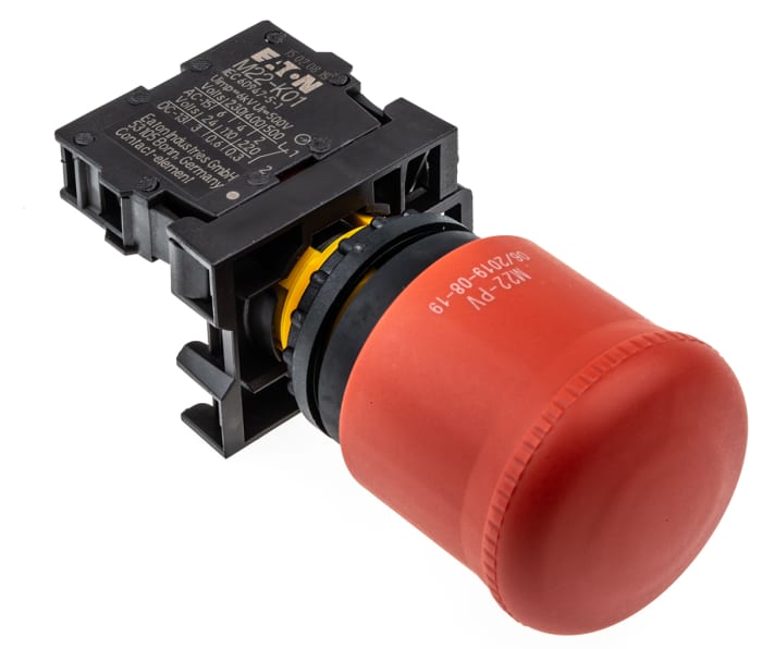 216515 M22-PV/K01 Eaton | Eaton RMQ Titan M22 Series Pull Release Emergency Stop Push Button ...