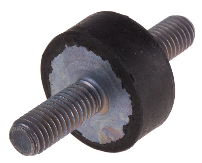 RS PRO | RS PRO M8 Anti Vibration Mount, Male to Male Bobbin with 63 ...