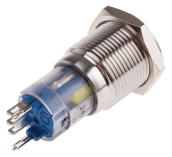 RS PRO | RS PRO Illuminated Push Button Switch, Latching, Panel, 16 mm ...