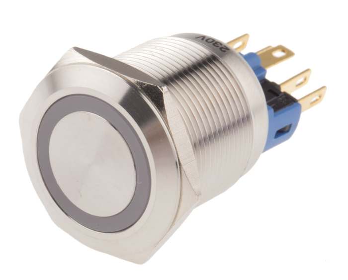 RS PRO | RS PRO Illuminated Push Button Switch, Latching, Panel Mount ...